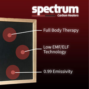 1 Person Full Spectrum Infrared Sauna - 170° Top Temperatures