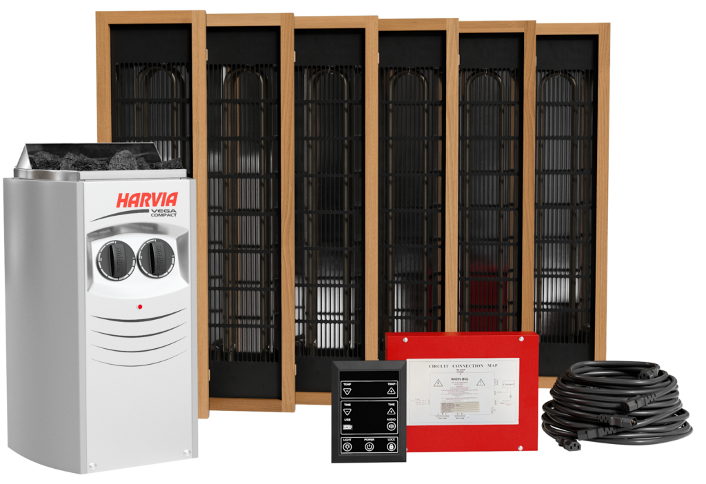 Spectrum Infrared & Harvia Sauna Heater Kit – 120v 1800 Watts ...