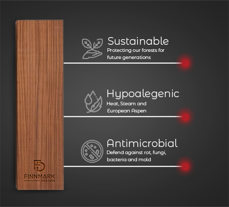 What's the best wood for an infrared Sauna? | Finnmark Designs